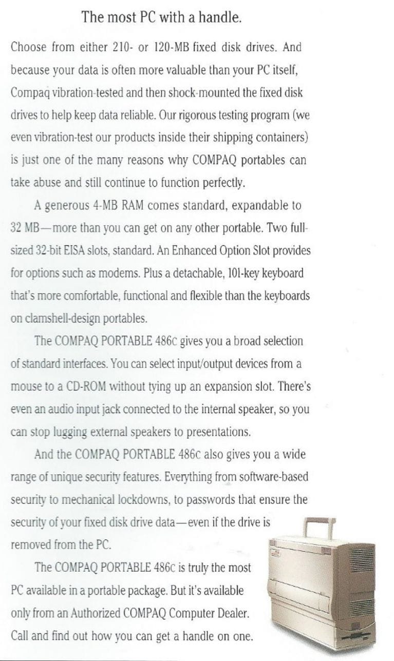 The Last Portable - Meet the Compaq Portable 486 - Retropaq