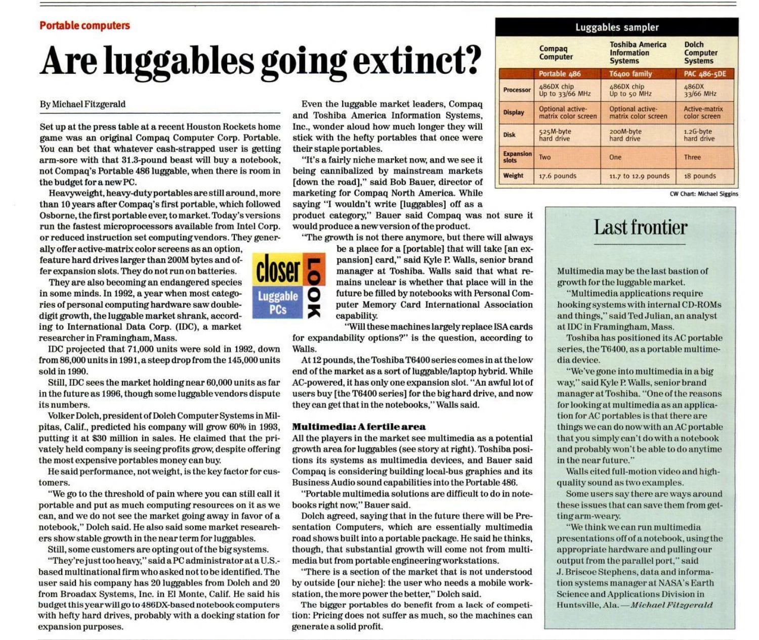 The Last Portable - Meet the Compaq Portable 486 - Retropaq